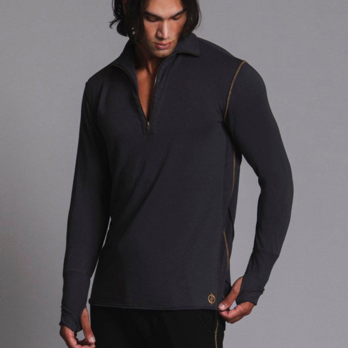 PLUSH ZIP & ROLL PULLOVER – One Golden Thread