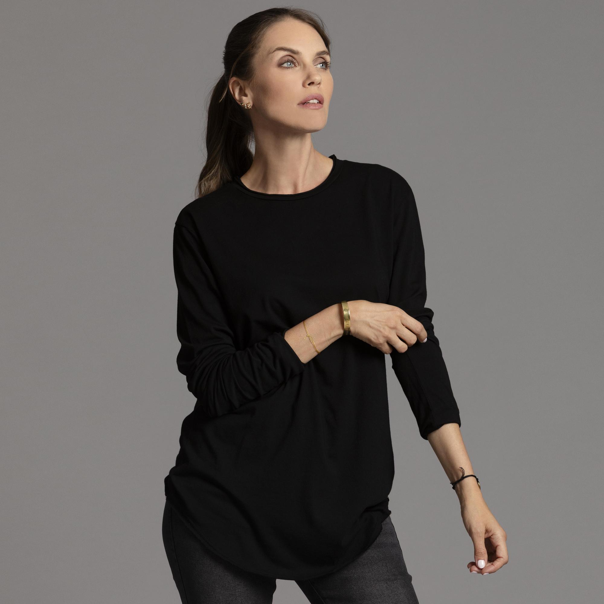 Divine Long Sleeve Crew Shirt | Comfortable & Softest, Luxury Designer ...