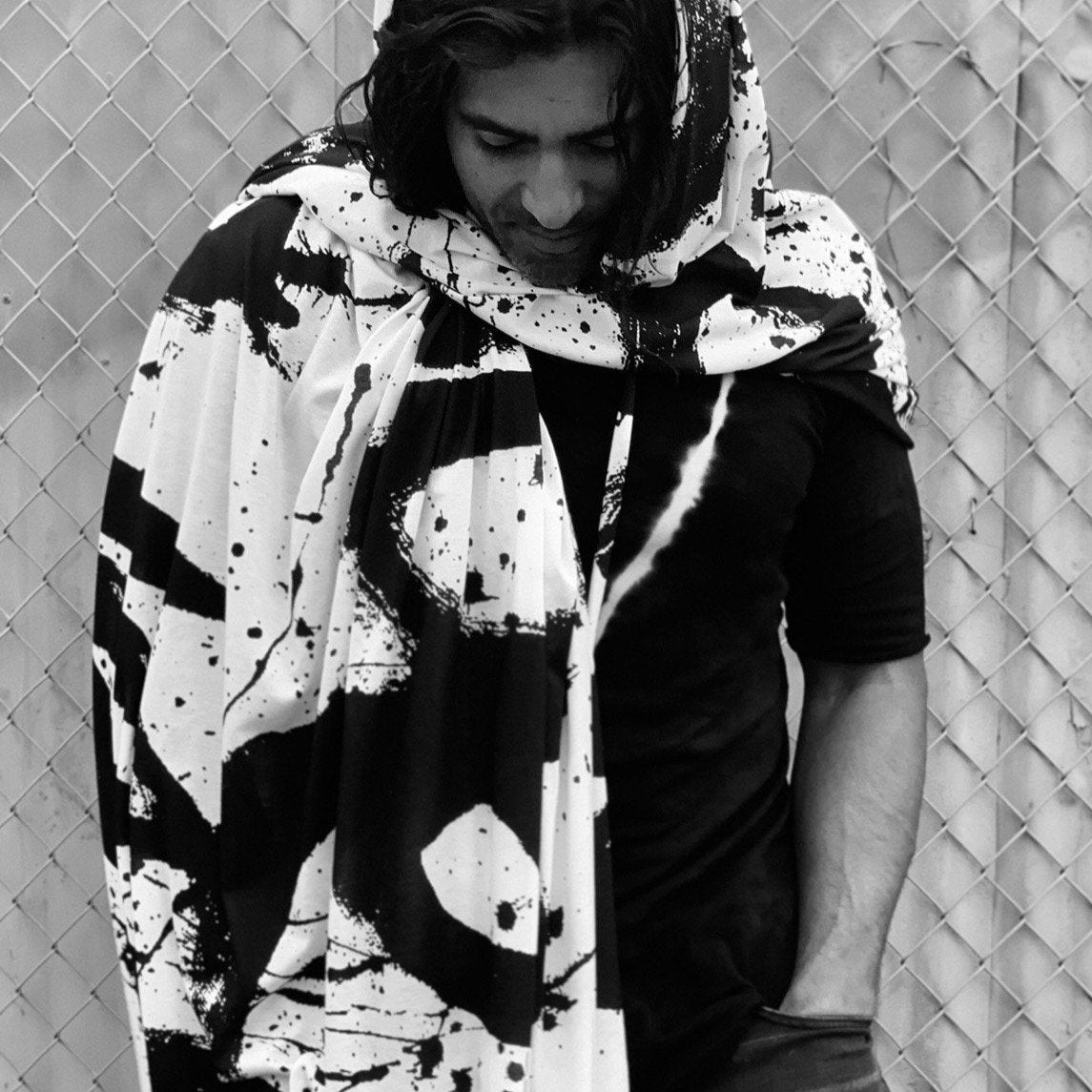 Luxury Soft Shawl Wrap & Scarf | Ruben Rojas Artist Collab – One Golden ...