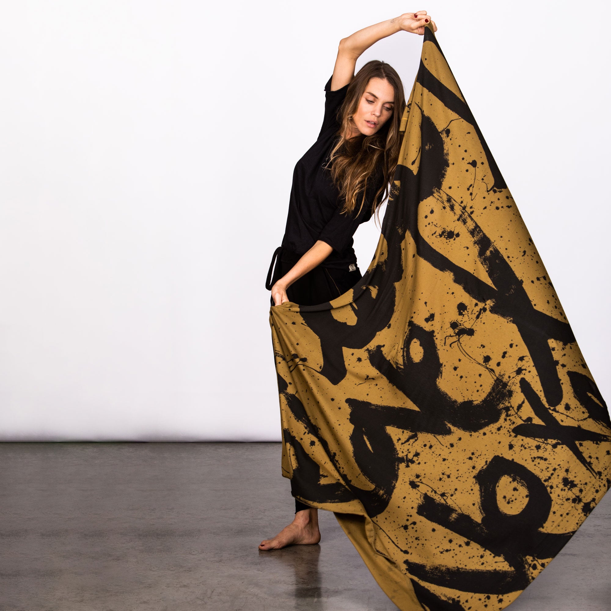 Luxury Soft Shawl Wrap & Scarf | Ruben Rojas Artist Collab – One Golden ...